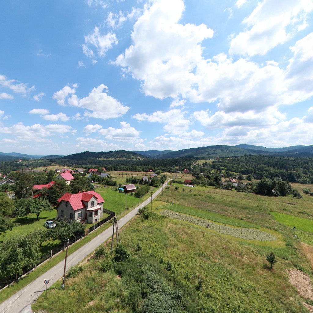 Wycieczki panoramiczne - Gmina Stryszawa z lotu ptaka: Hucisko Pewelka ...